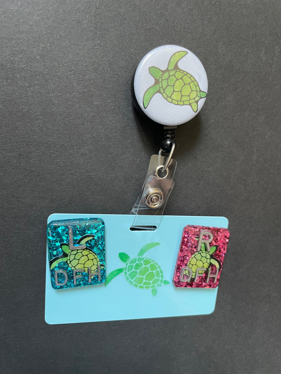 Sea Turtle Xray Tech Bundle, Xray Markers, Small Rectangle, Badge Reel ...