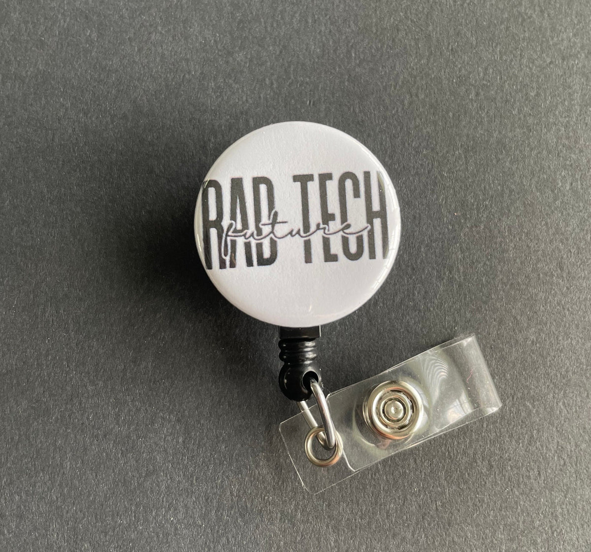 Future Rad Tech Badge Holder, Retractable ID Badge Reel, Radiology, Xr ...
